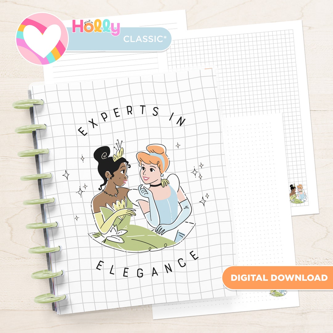 Experts in Elegance Princess - Planner Cover, Planner Sheets, Happy ...