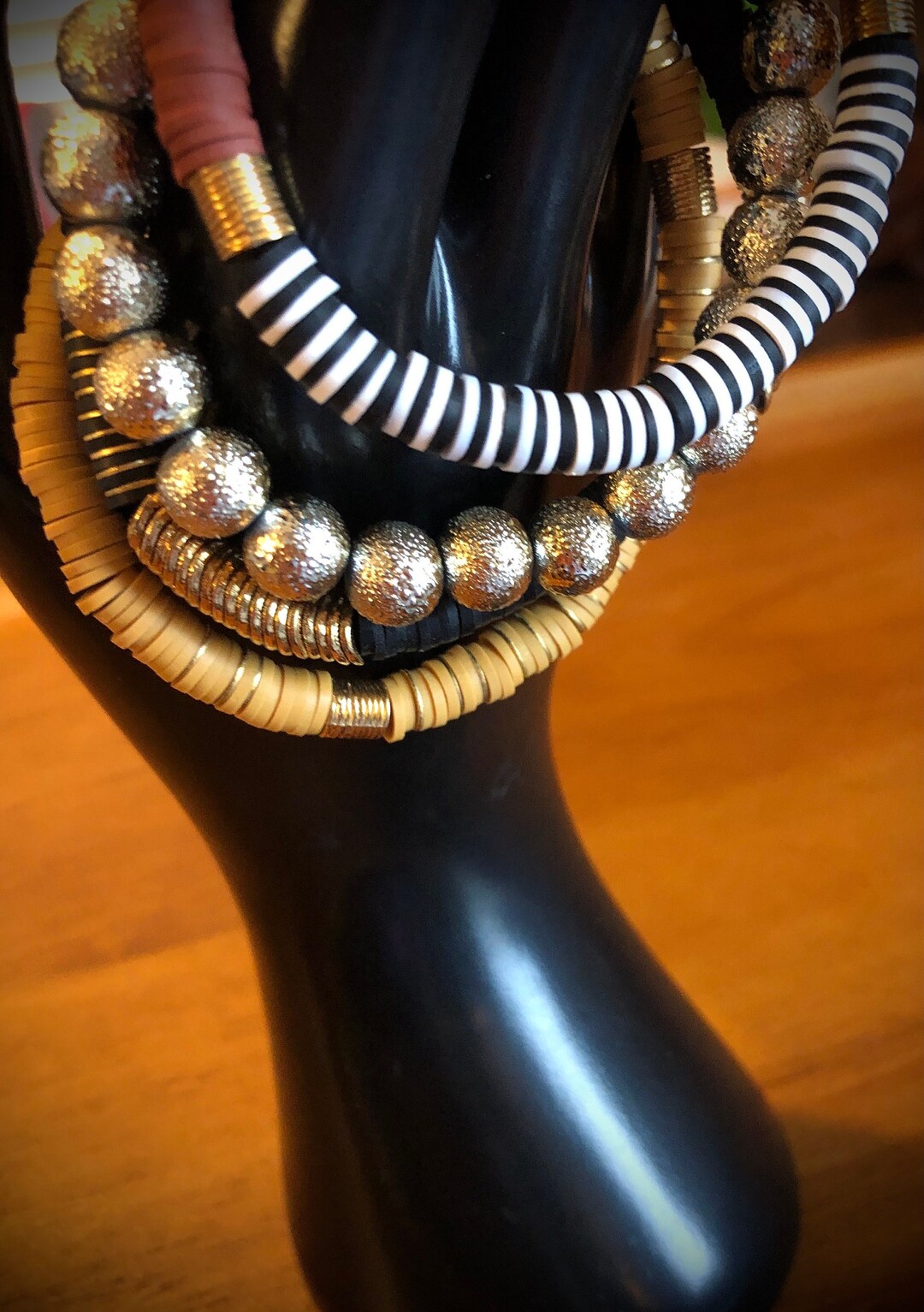 THE AUTUMN. Heishi Bracelet Set. Heishi Bracelet Stack. Heishi Stacking ...