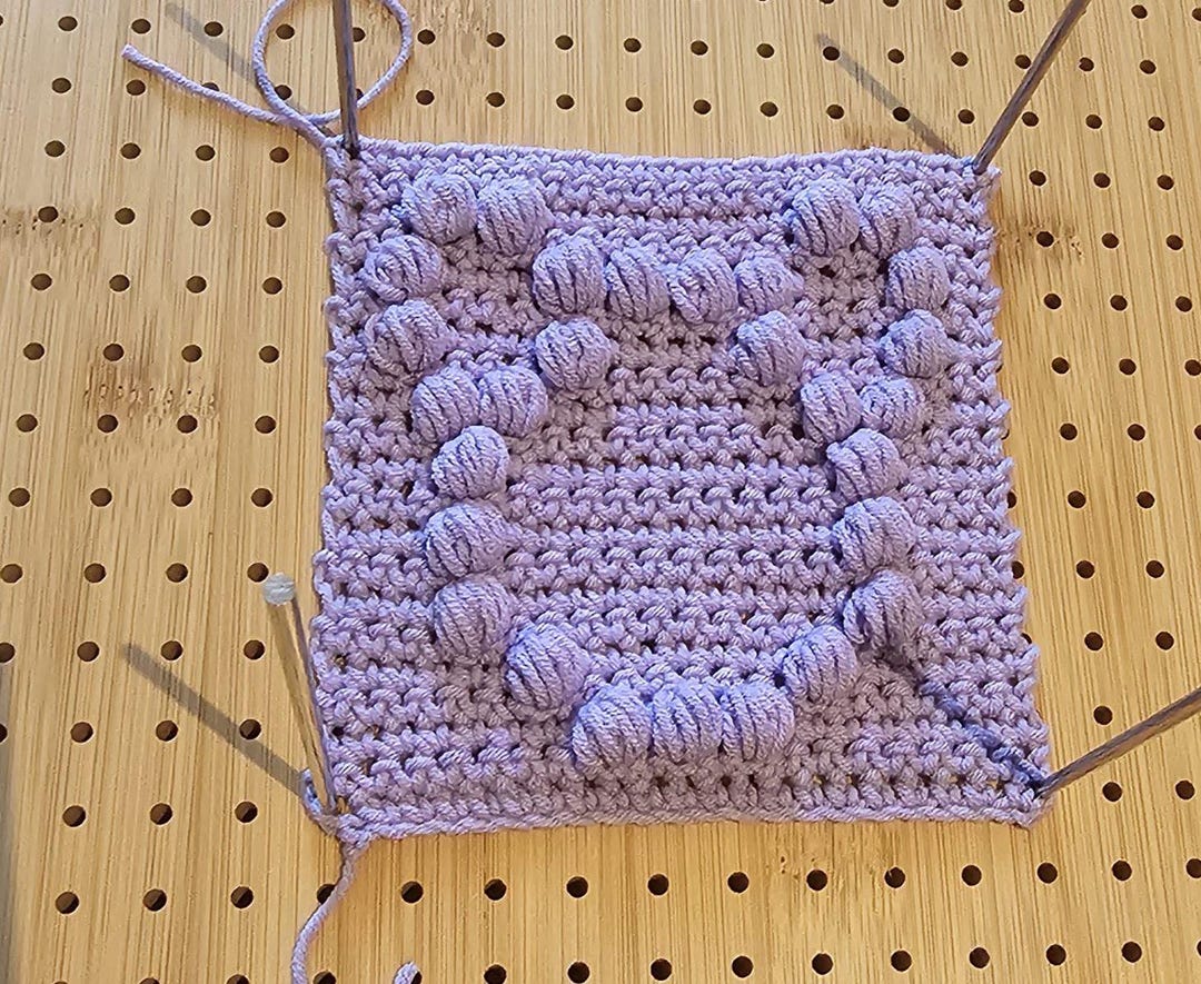 Mickey Mouse Afghan Square Crochet Pattern: Bobble Blanket (PDF Pattern ...