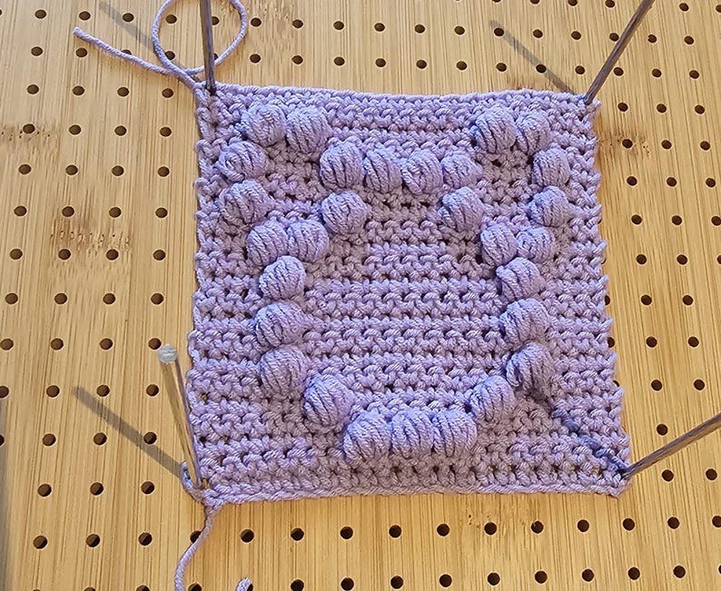 Mickey Mouse Afghan Square Crochet Pattern: Bobble Blanket (PDF Pattern ...