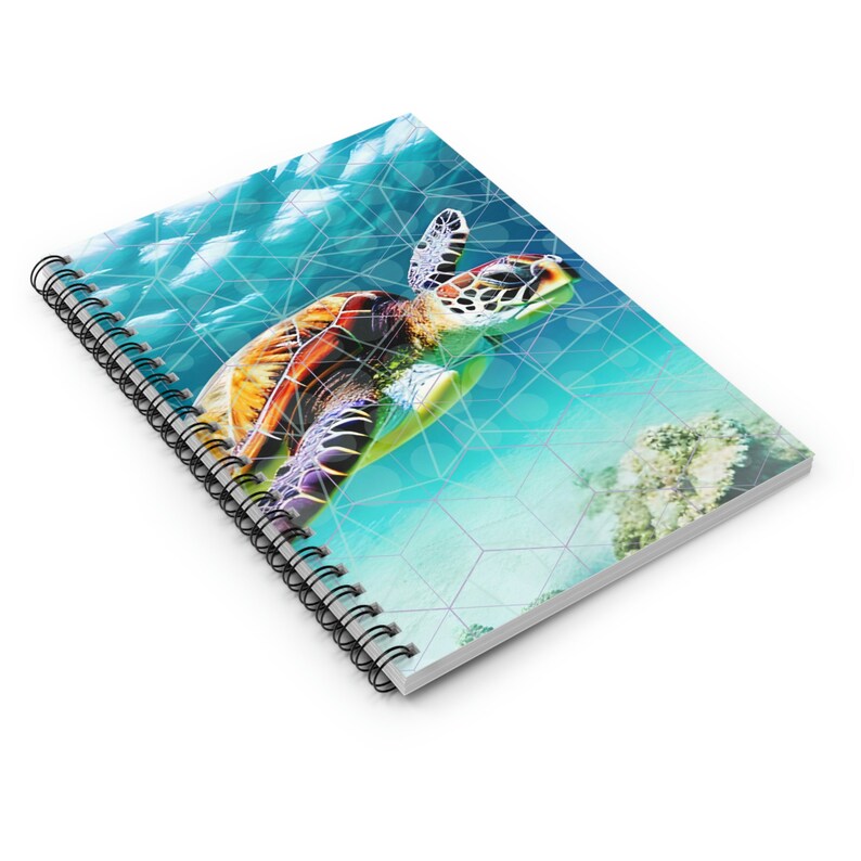 Spiral Notebook - Ruled Line Sea Turtle Notebook Save the Turtles - Etsy