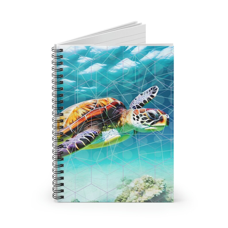 Spiral Notebook - Ruled Line Sea Turtle Notebook Save the Turtles - Etsy