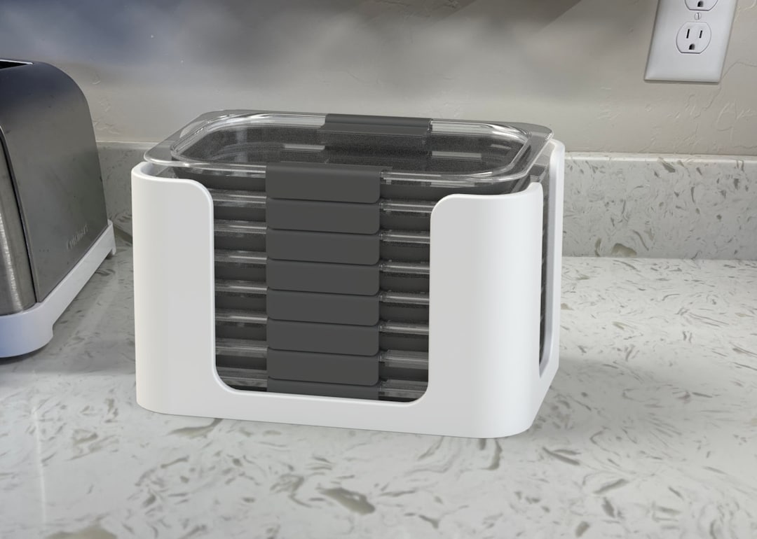 Rubbermaid Brilliance Tupperware 6-lid Stacking Organizer - Etsy