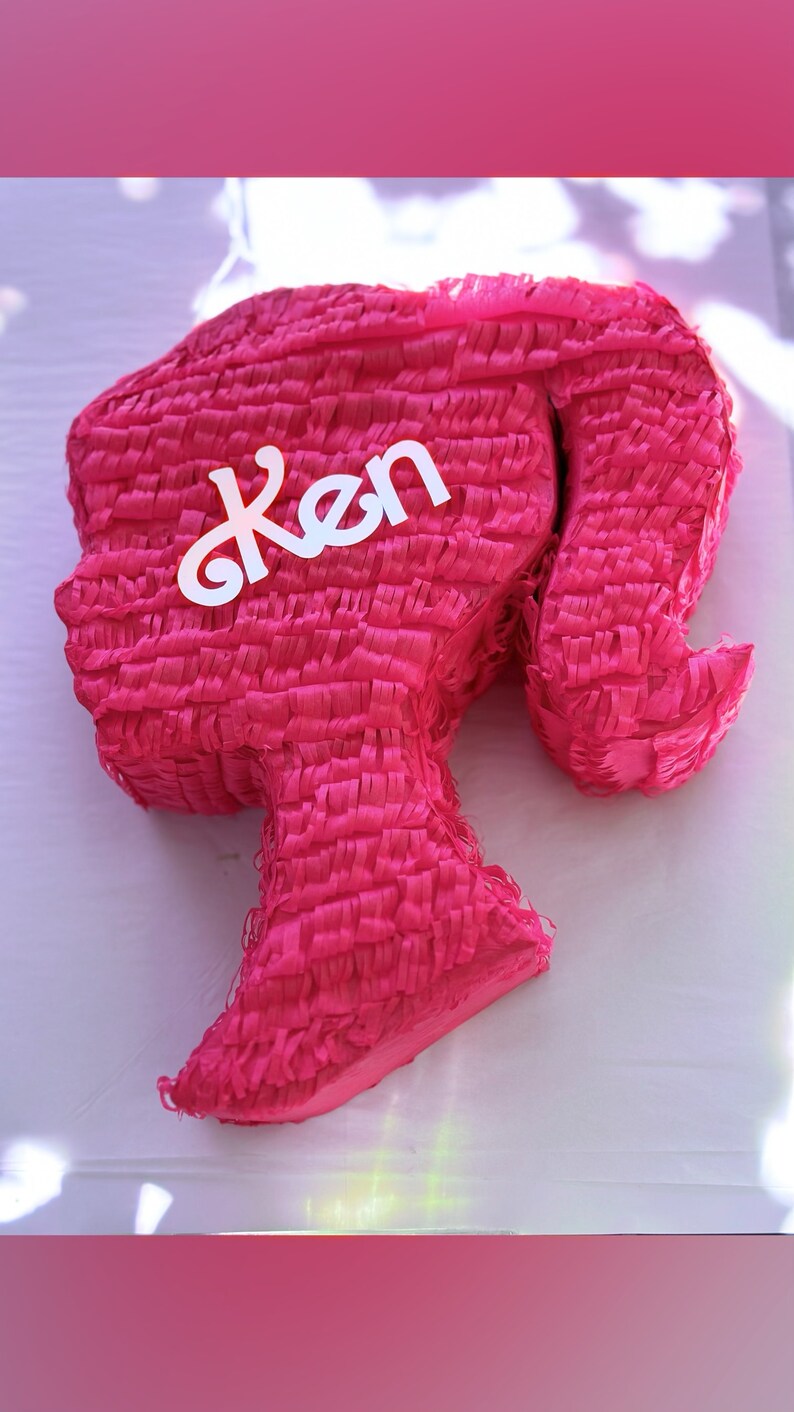 Barbie Silhouette Pinata With Customizable Name 30in - Etsy