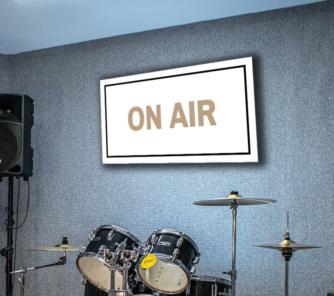 On Air, Music Recording Studio Wall Art, Digital Print, Downloadable - Etsy
