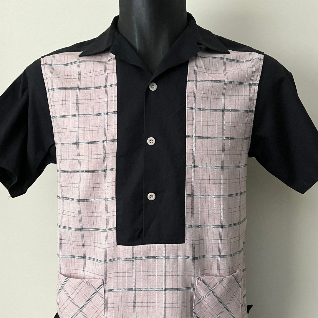 Men's 1950's Style Rockabilly Pullover Shirt by Rocket Originals, Size ...
