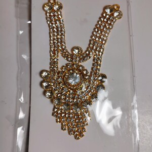 Laddoo Gopal, Ganesh Ji, Mata Rani Haar, Necklace for God Idols, Stone ...