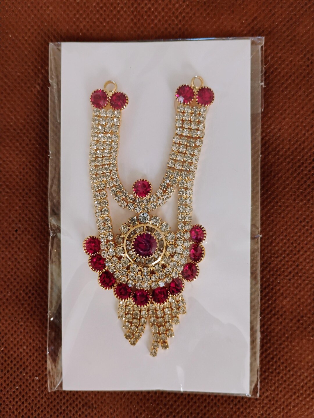 Laddoo Gopal, Ganesh Ji, Mata Rani Haar, Necklace for God Idols, Stone ...