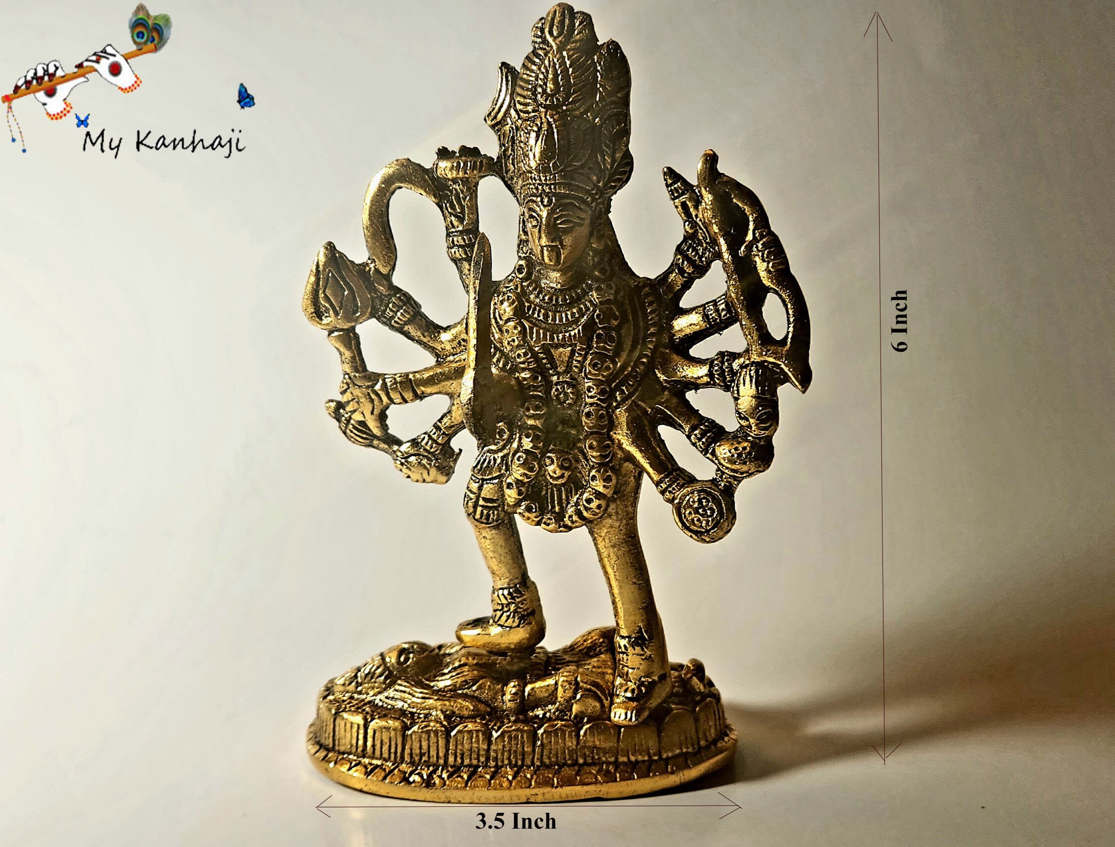 Kali Statue Mother Goddess Parvati Tantric Goddess Kailka Idol Maha ...