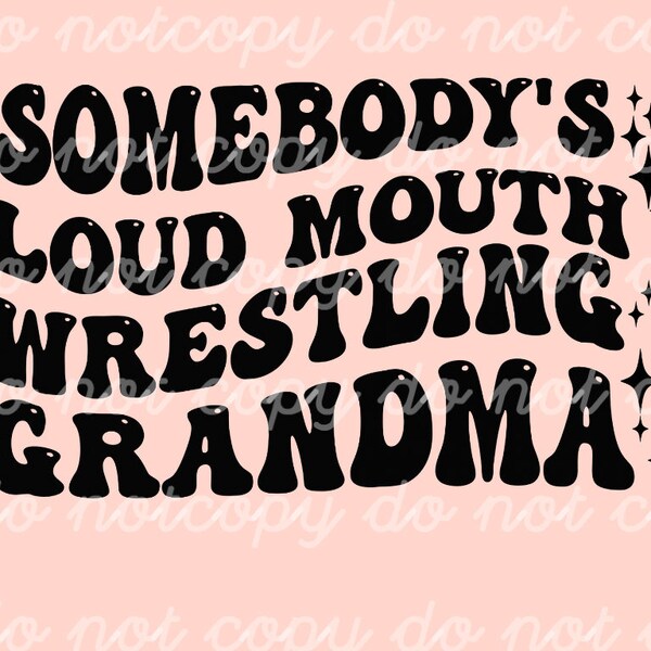 Wrestling Grandma Loud - Etsy