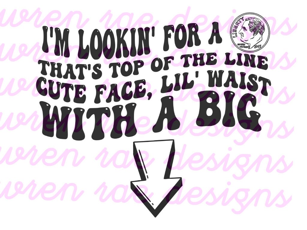 I'm Lookin' for a Dime SVG - Etsy
