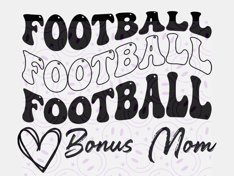 Football BONUS Mom Svg Png - Etsy