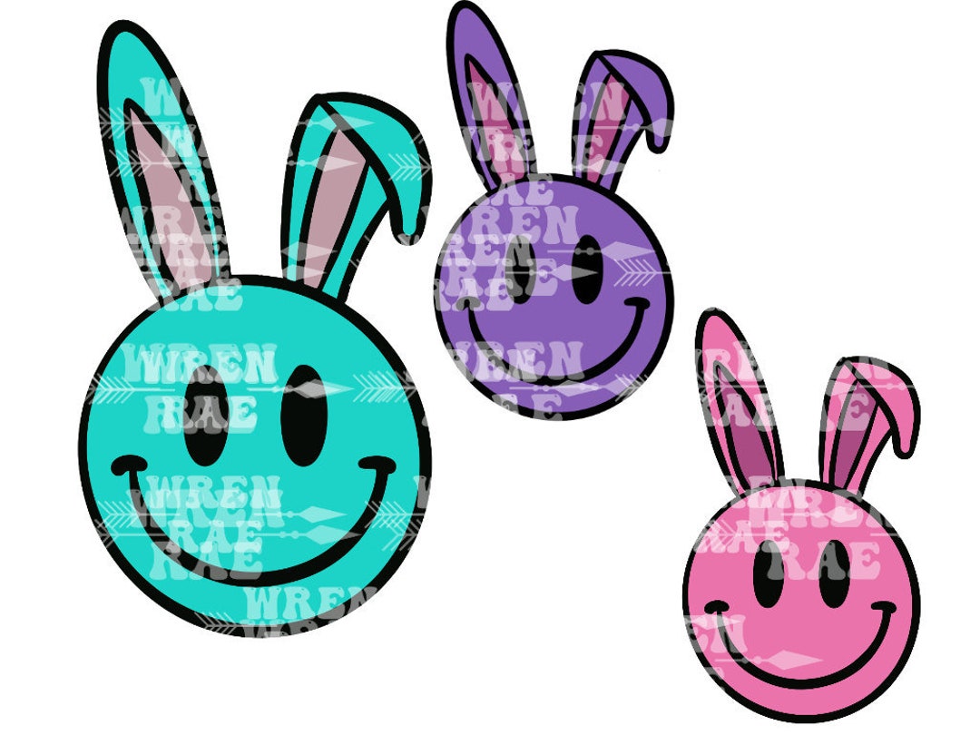 Easter Bunny Smile Png Clipart - Etsy