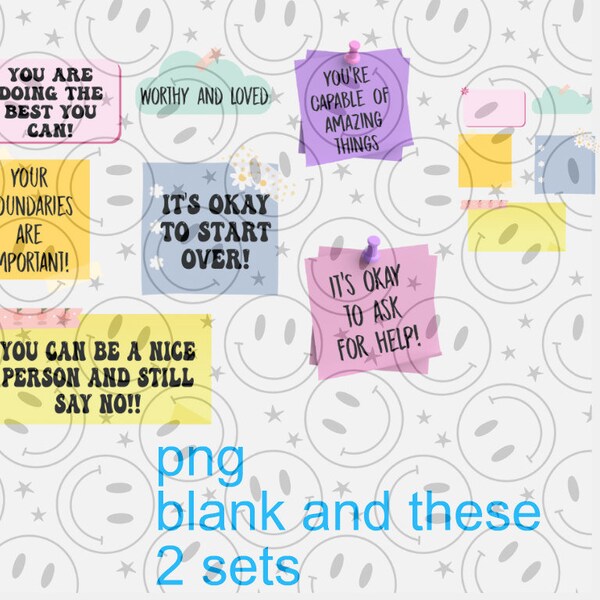 Mental Health Post It Note Svg - Etsy