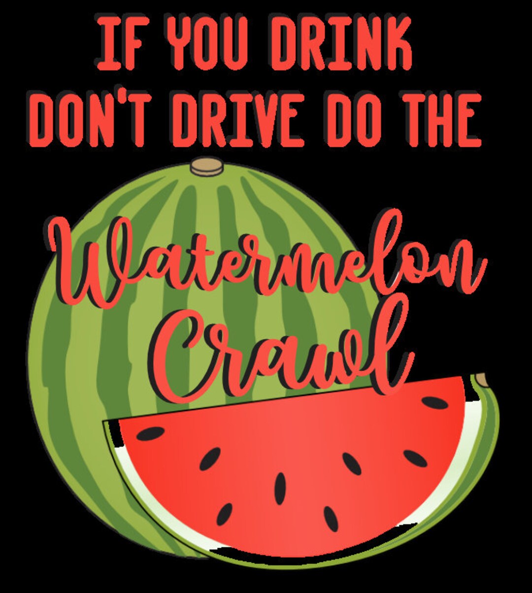 Watermelon Crawl Png - Etsy