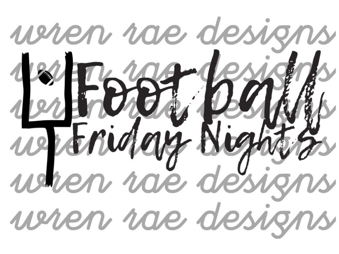 Football Friday Nights Svg/png - Etsy
