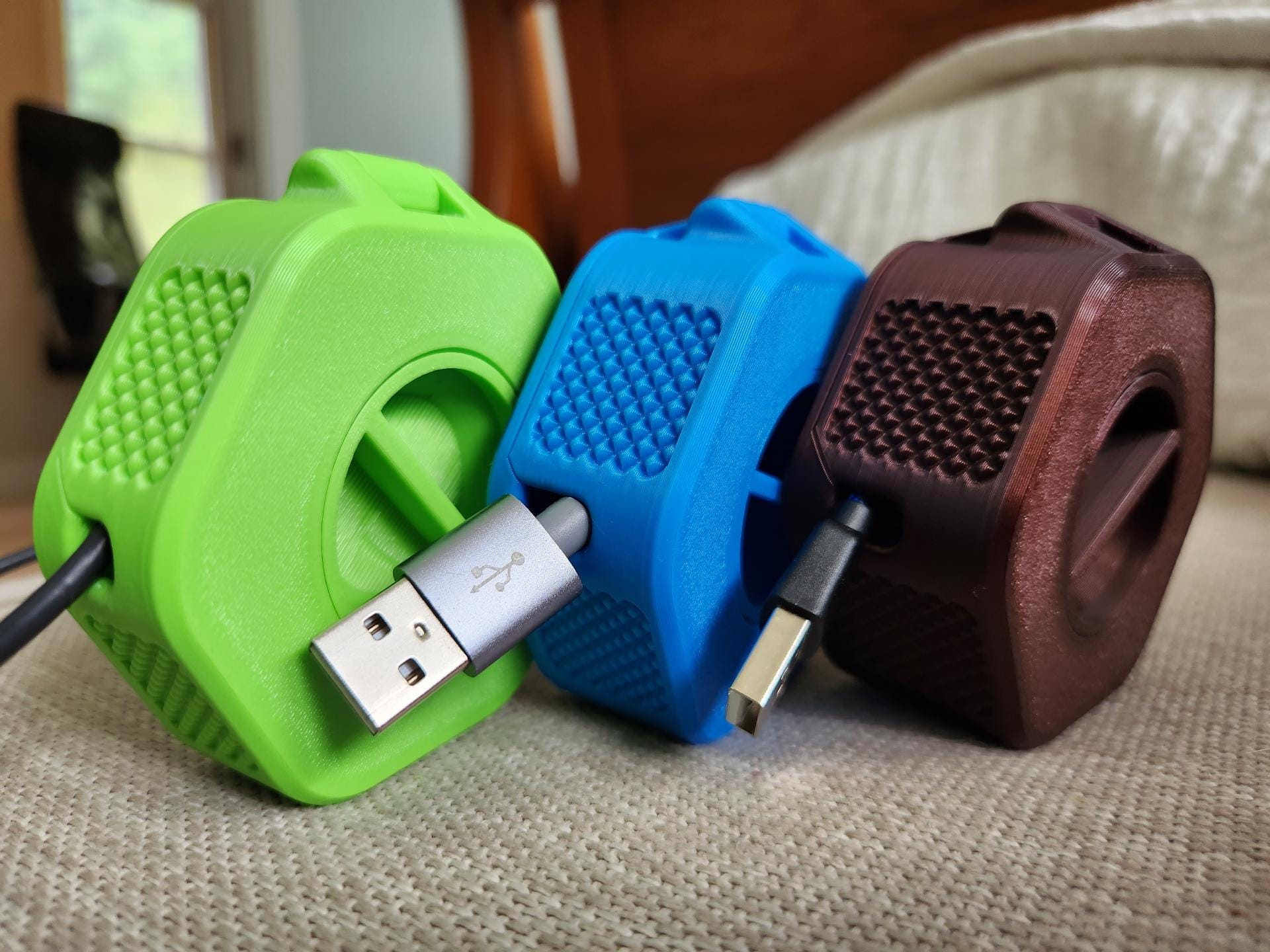 3D Printed - Portable Cable Organizer / Winder / Stocking Stuffer - Etsy