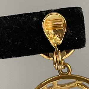 Vintage Monet Circle Earrings - Etsy