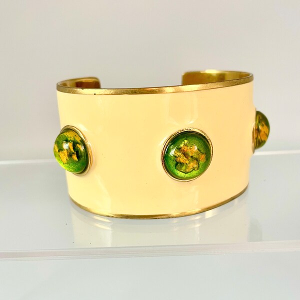 Enamel Cuff Bracelet - Etsy
