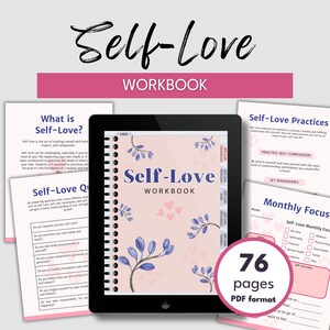 Self Love Workbook for Mind, Body, and Soul and Achieving Inner Peace ...