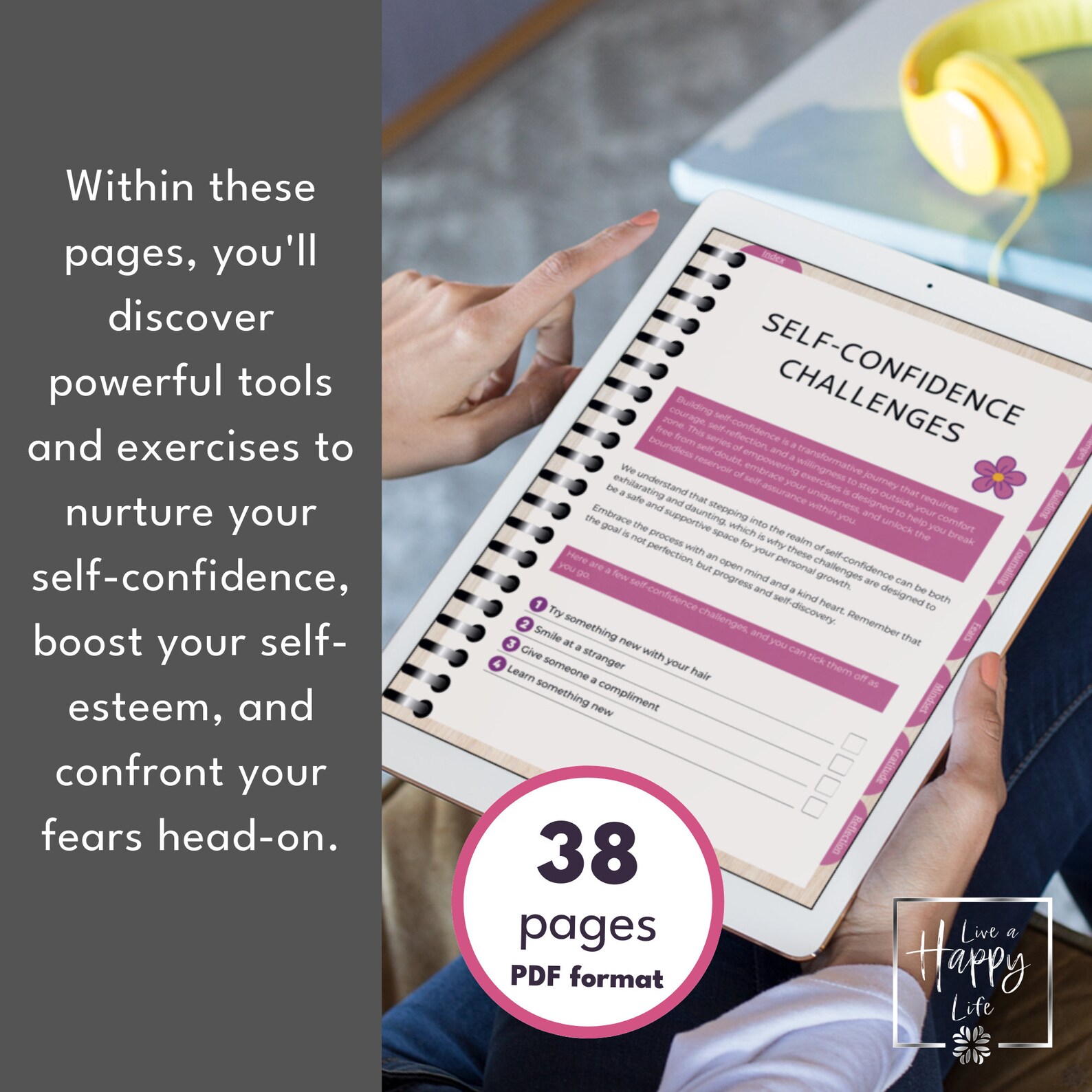 Self-confidence Journal - Digital Download - PDF - Etsy