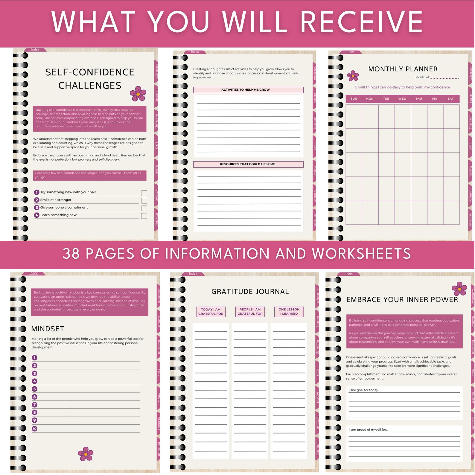 Self-confidence Journal - Digital Download - PDF - Etsy