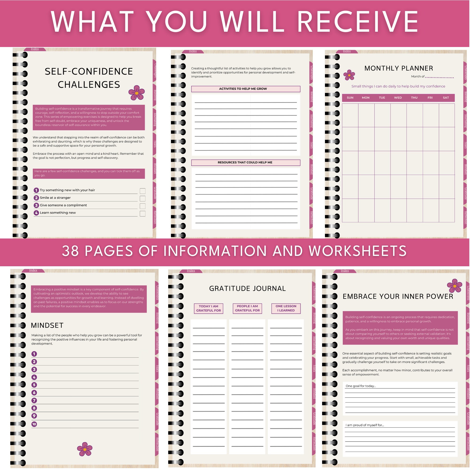 Self-confidence Journal Digital Download PDF - Etsy