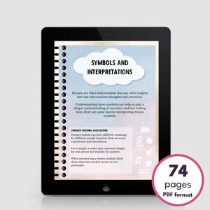 Dream Journal, Digital Download, Printable PDF, Dream Tracker - Etsy