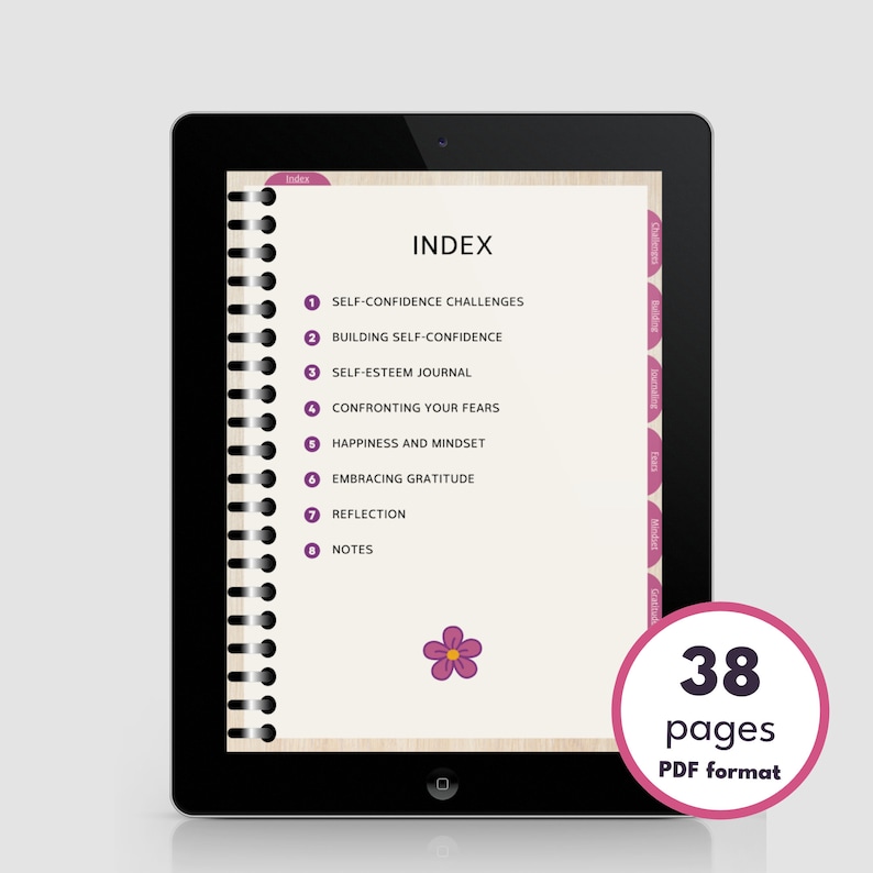 Self-confidence Journal - Digital Download - PDF - Etsy