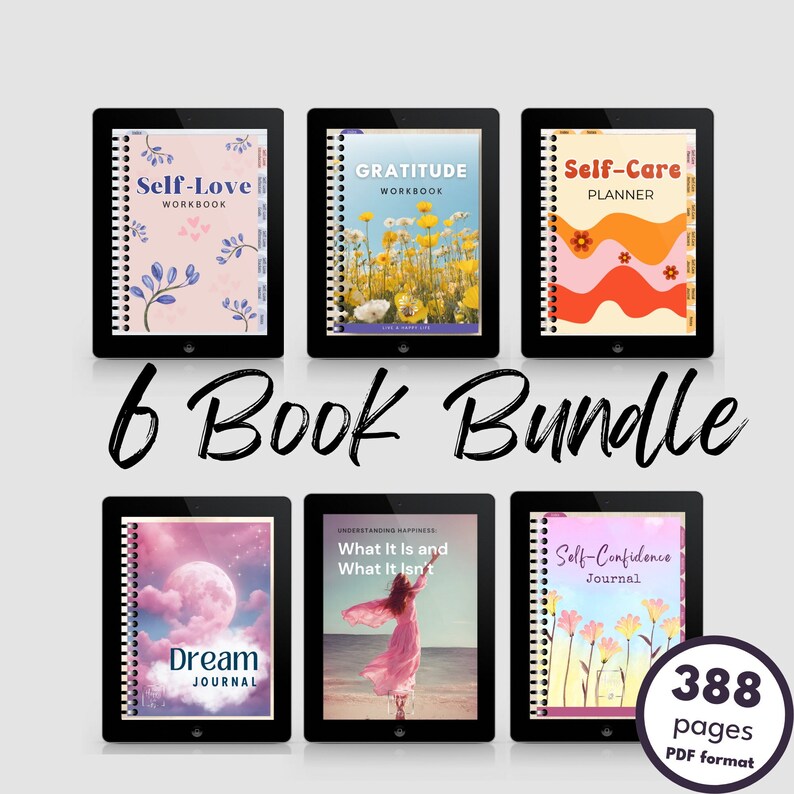 A 6-book Bundle of Self-love, Gratitude, Happiness, and Positive Living ...