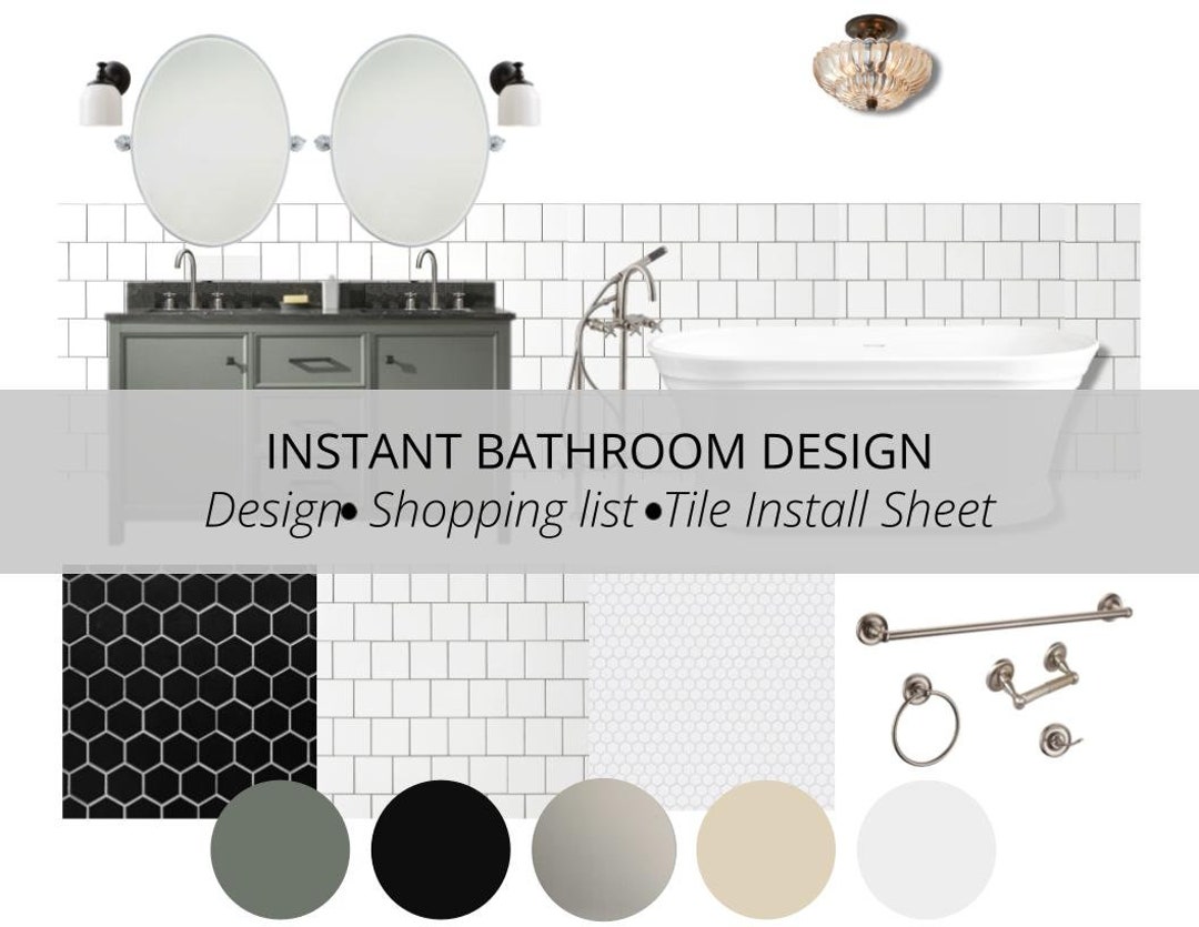 Bathroom Remodel Redesign Plumbing Vanity Tile and Lighting Selections ...