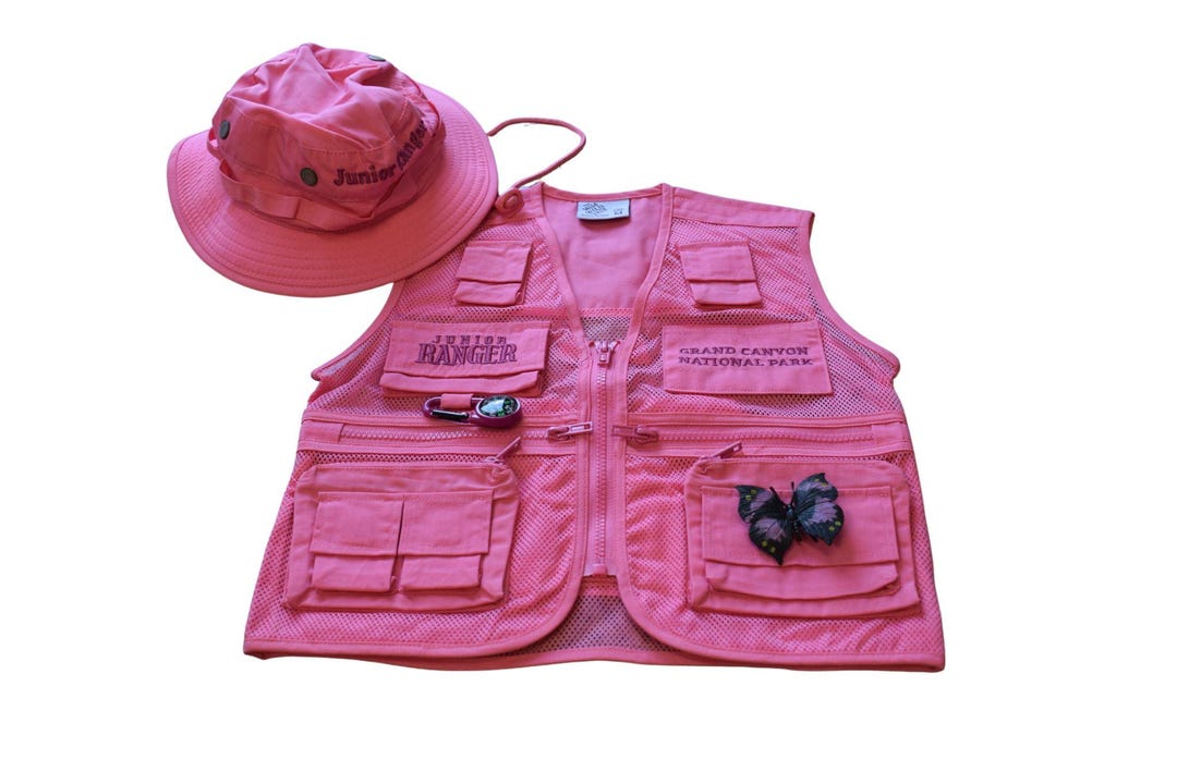 Jr Ranger Vest & Hat Combo - Pink Grand Canyon - Etsy