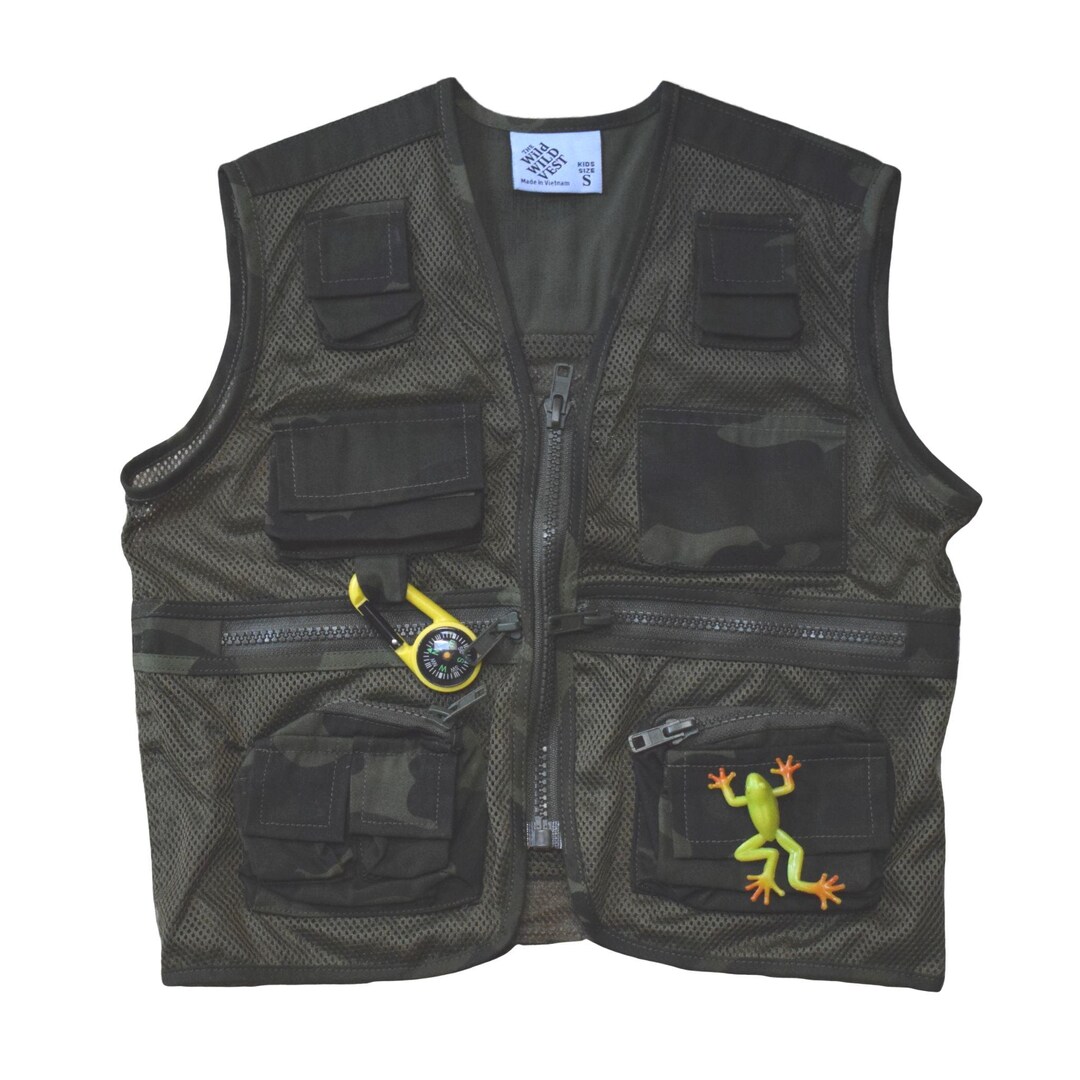 Adventure Vest - Green Camo - Etsy