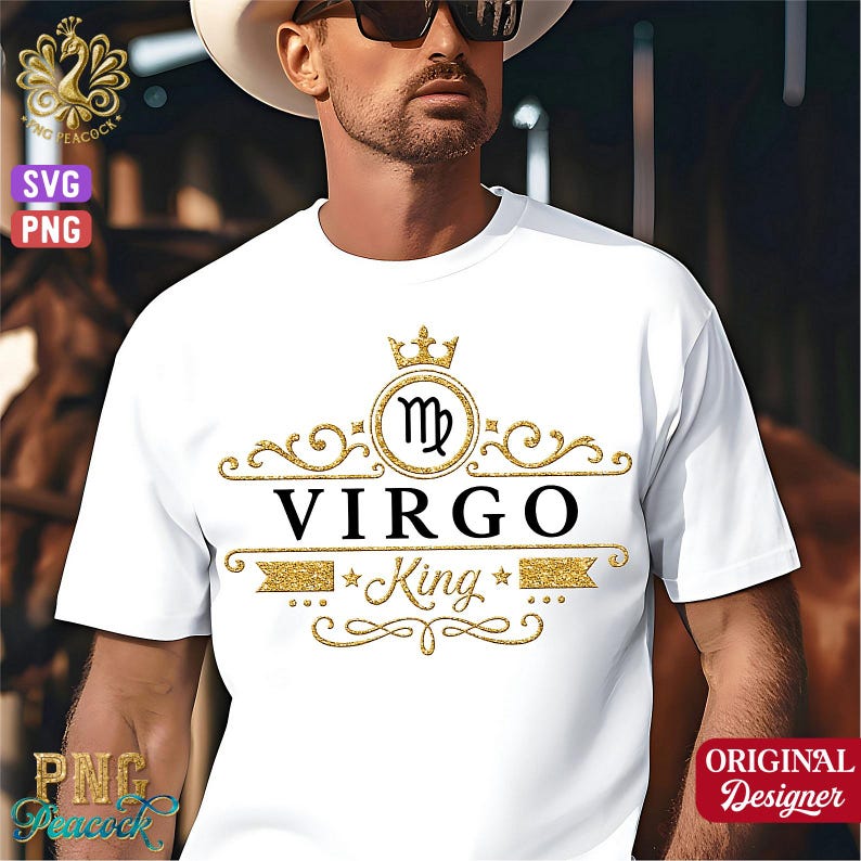 Virgo King Svg Png, Virgo Svg for Men, Virgo Zodiac Svg, Husband Svg ...