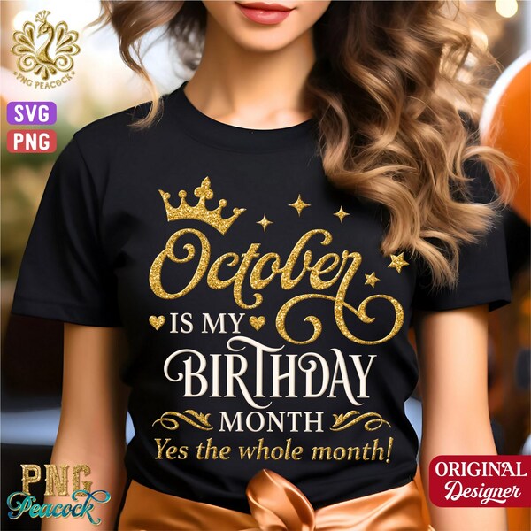 October Birthday Images - Etsy