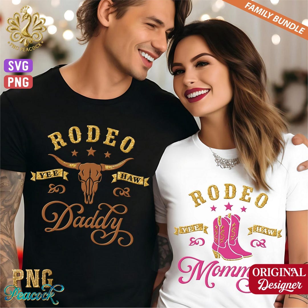1st Birthday Rodeo Svg Png, Rodeo Family Bundle, Rodeo Mom and Dad Png ...