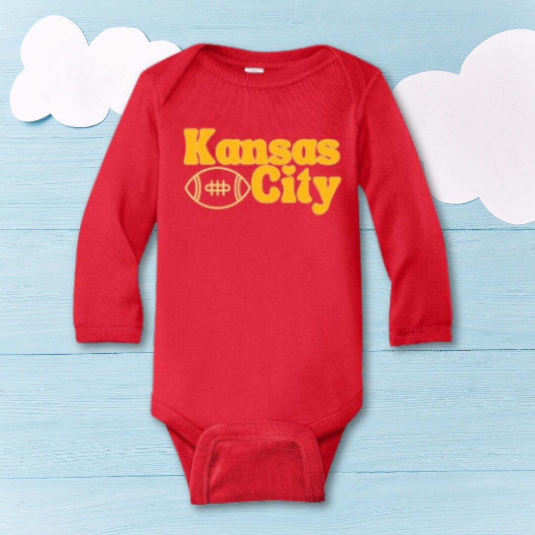 Kansas City Football Baby Bodysuit Infant KC Chiefs Bodysuit - Etsy