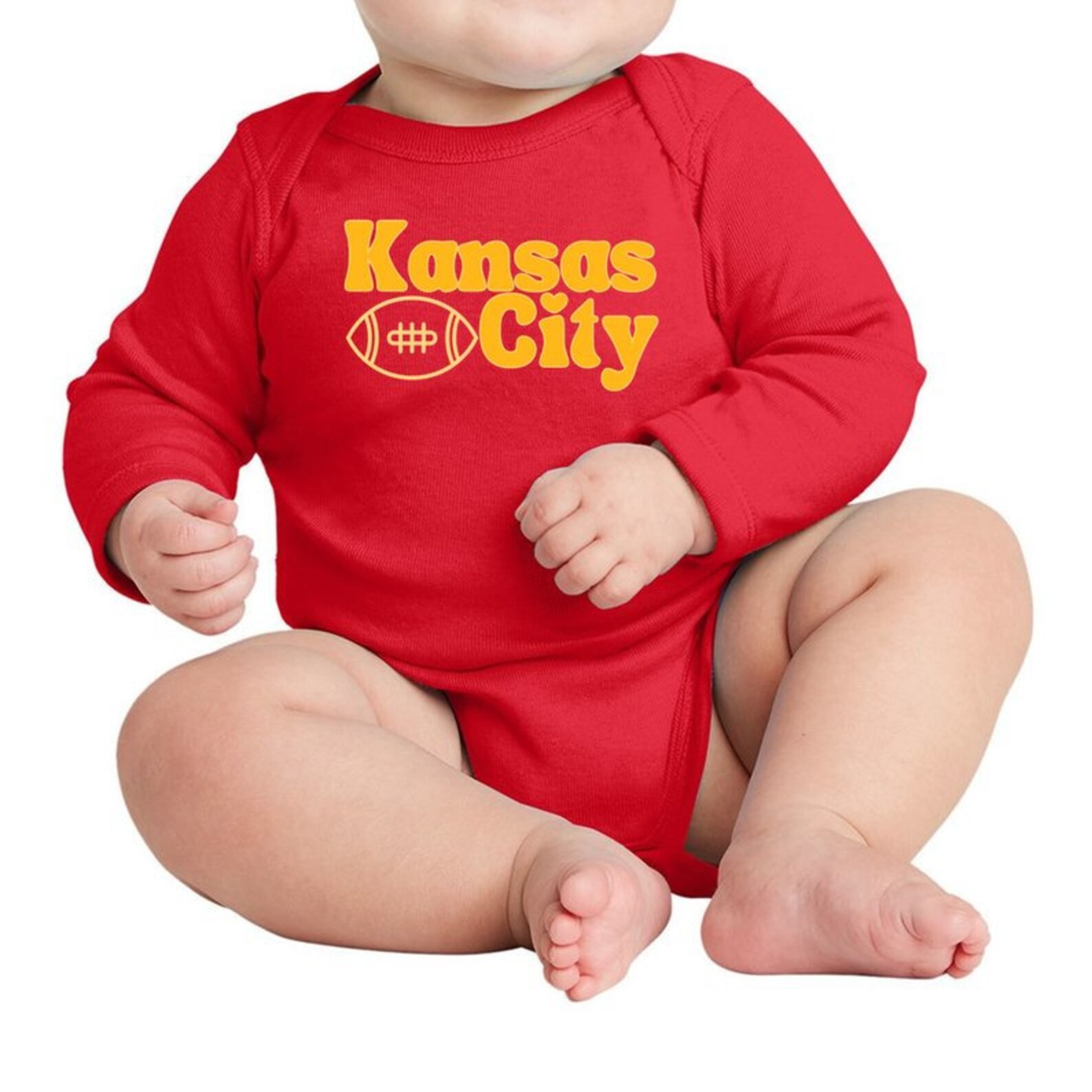 Kansas City Football Baby Bodysuit Infant KC Chiefs Bodysuit - Etsy
