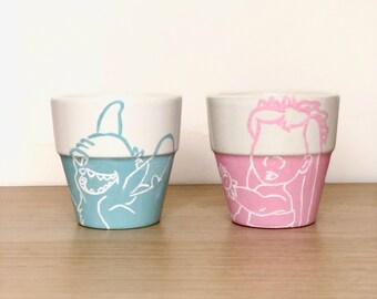 Lilo and Stitch Planter - Etsy UK