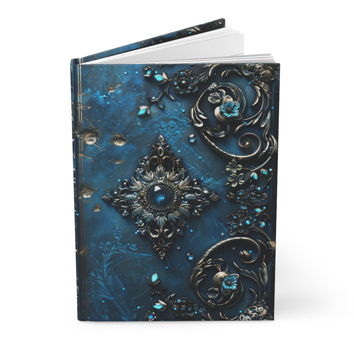 Deep Turquoise Winter Jeweled Storybook Matte Hardcover Journal, Lined ...