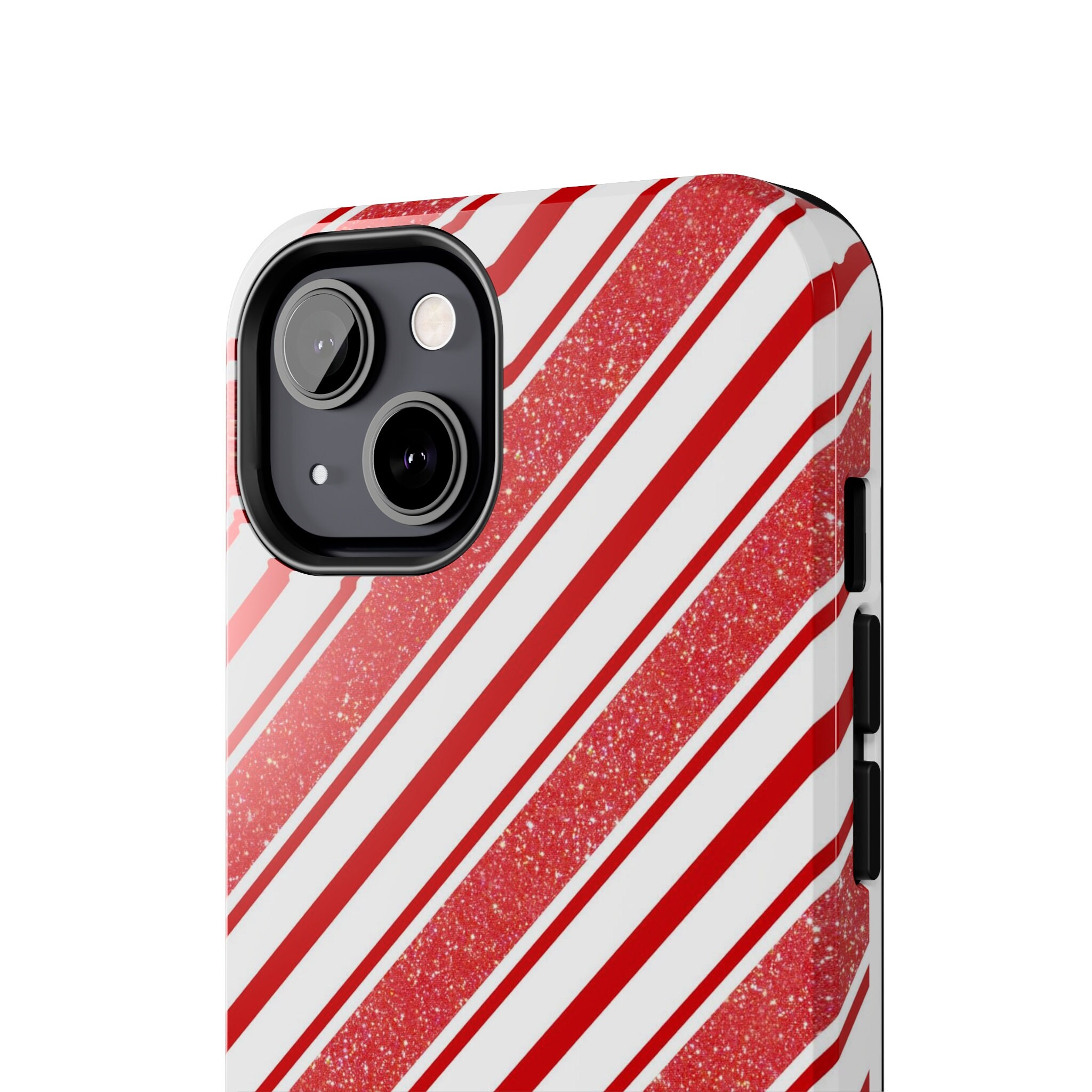 Sparkly Red Peppermint Aesthetic Phone Case for iPhone 14, iPhone 13 ...