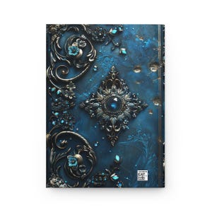 Deep Turquoise Winter Jeweled Storybook Matte Hardcover Journal, Lined ...