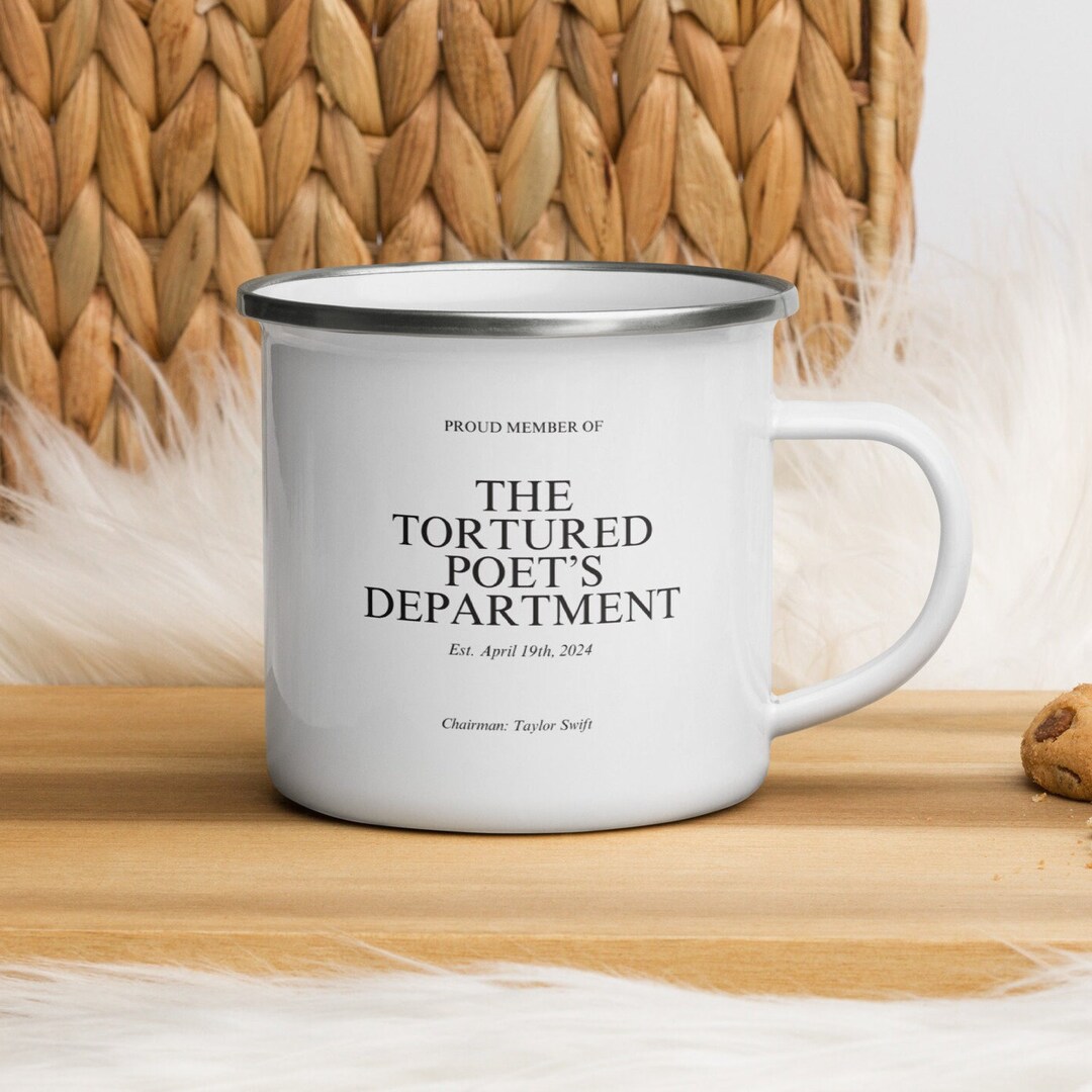 TTPD Text Vintage Mug, the Tortured Poets EST 2024 Mug, Department New ...