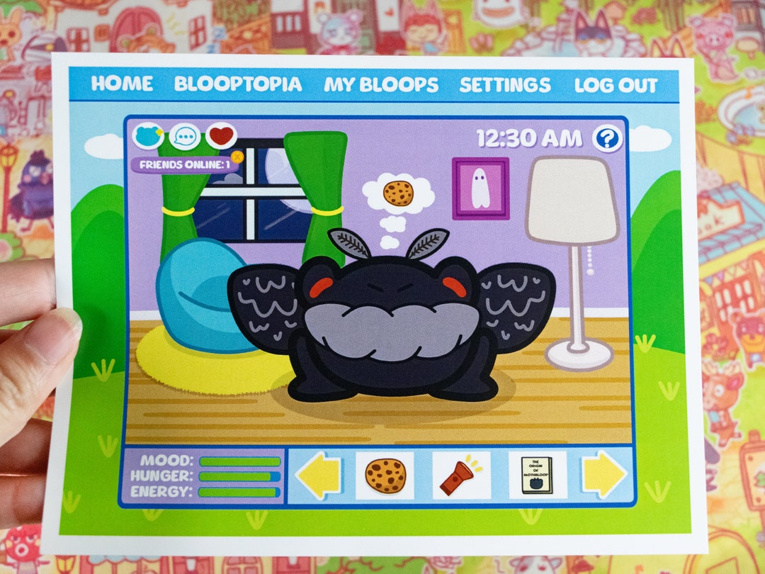 Bloop the Soup Virtual Pet Home Screen Kidcore Sillycore Nostalgiacore ...