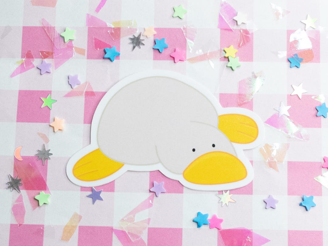 Silly Cute Duck Vinyl Sticker | 2000s Website | Y2k | Nostalgia ...