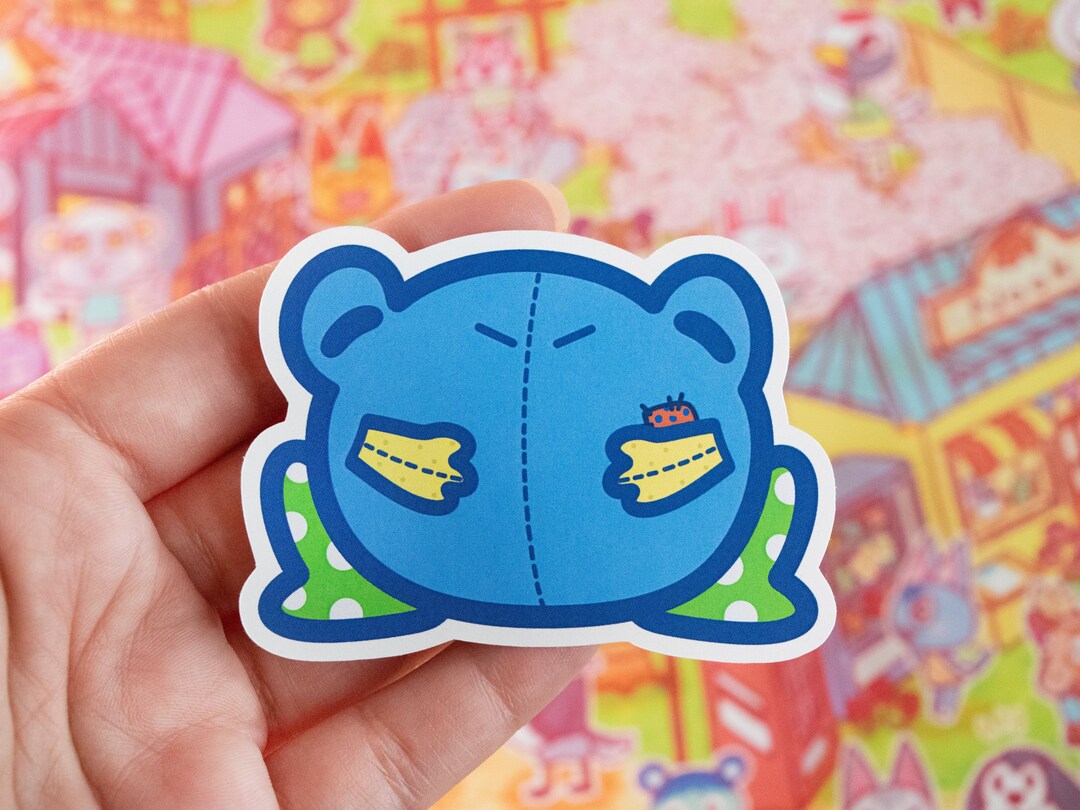 Mini Plushie Bloop Sticker - Kidcore, Nostalgic, Y2k Nostalgia, Early ...