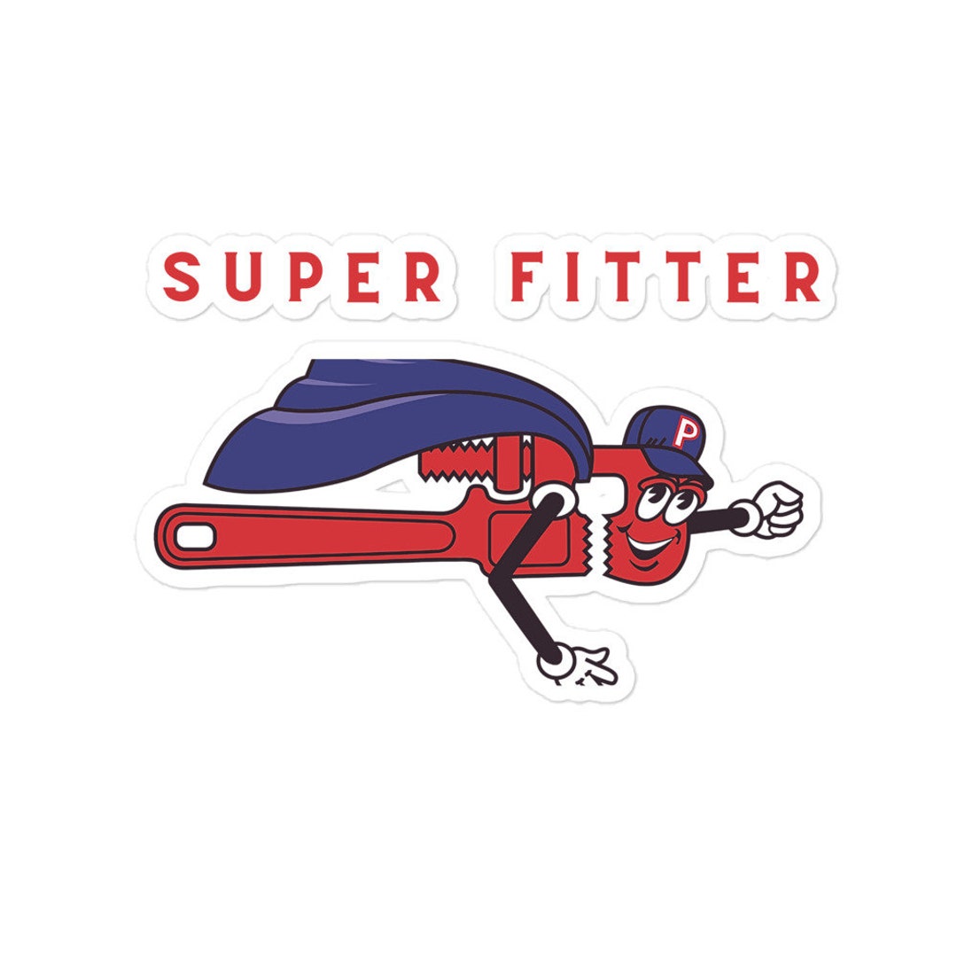 Sprinkler Fitter or Plumber Super Fitter Hard Hat Sticker - Etsy