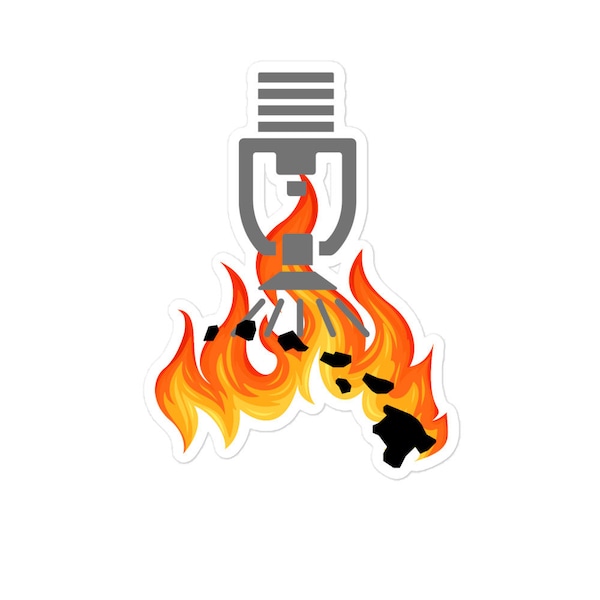 Sprinkler Fitter Sticker - Etsy