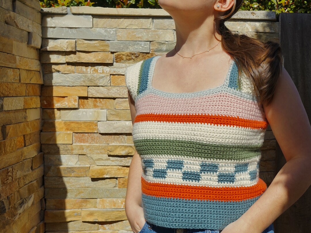 Spring & Summer Top — PDF Crochet Pattern // Crochet Shirt Pattern ...