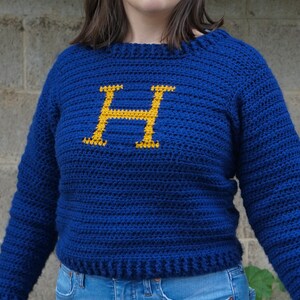 Harry and Ron's Christmas Sweater (women’s) — PDF Crochet Sweater ...